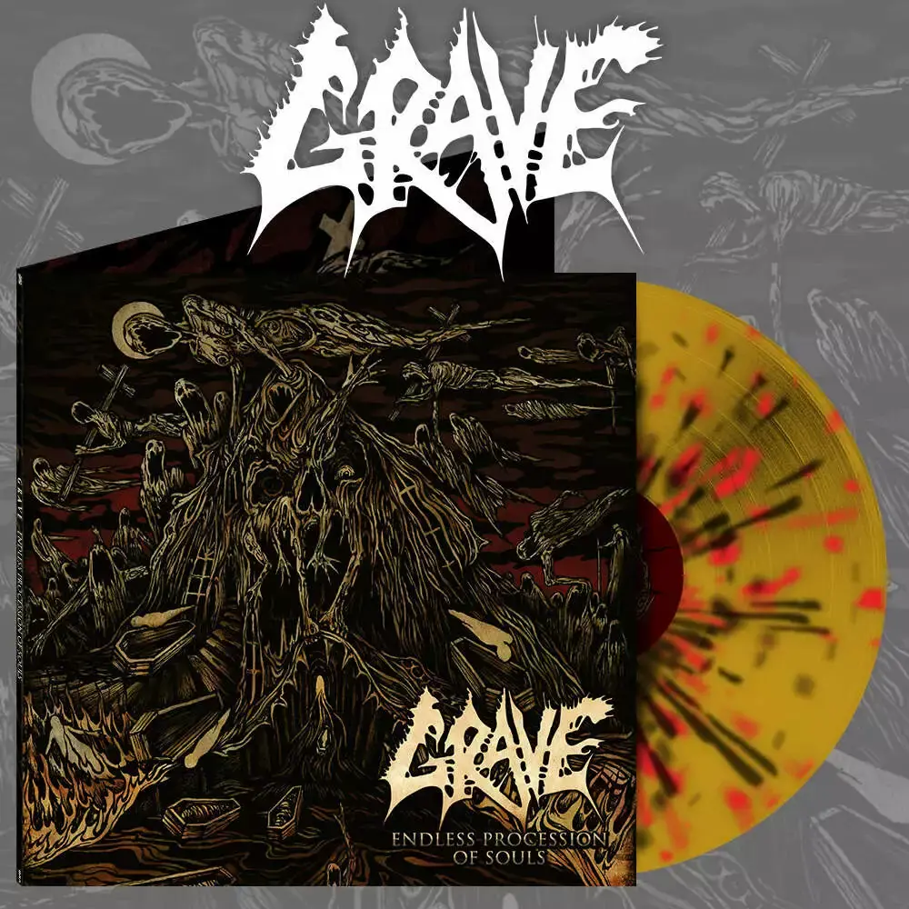 GRAVE - Endless Procession Of Souls (Re-Issue 2023) · MUSTARD/RED/BLACK SPLATTER LP | Vinyl record