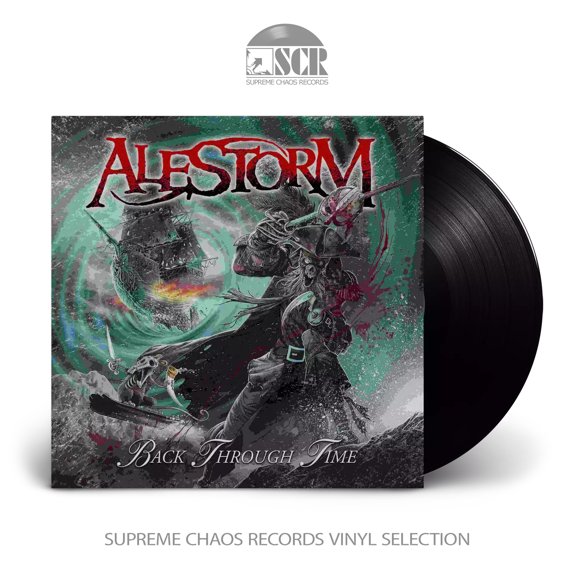 ALESTORM - Back Through Time · BLACK LP
