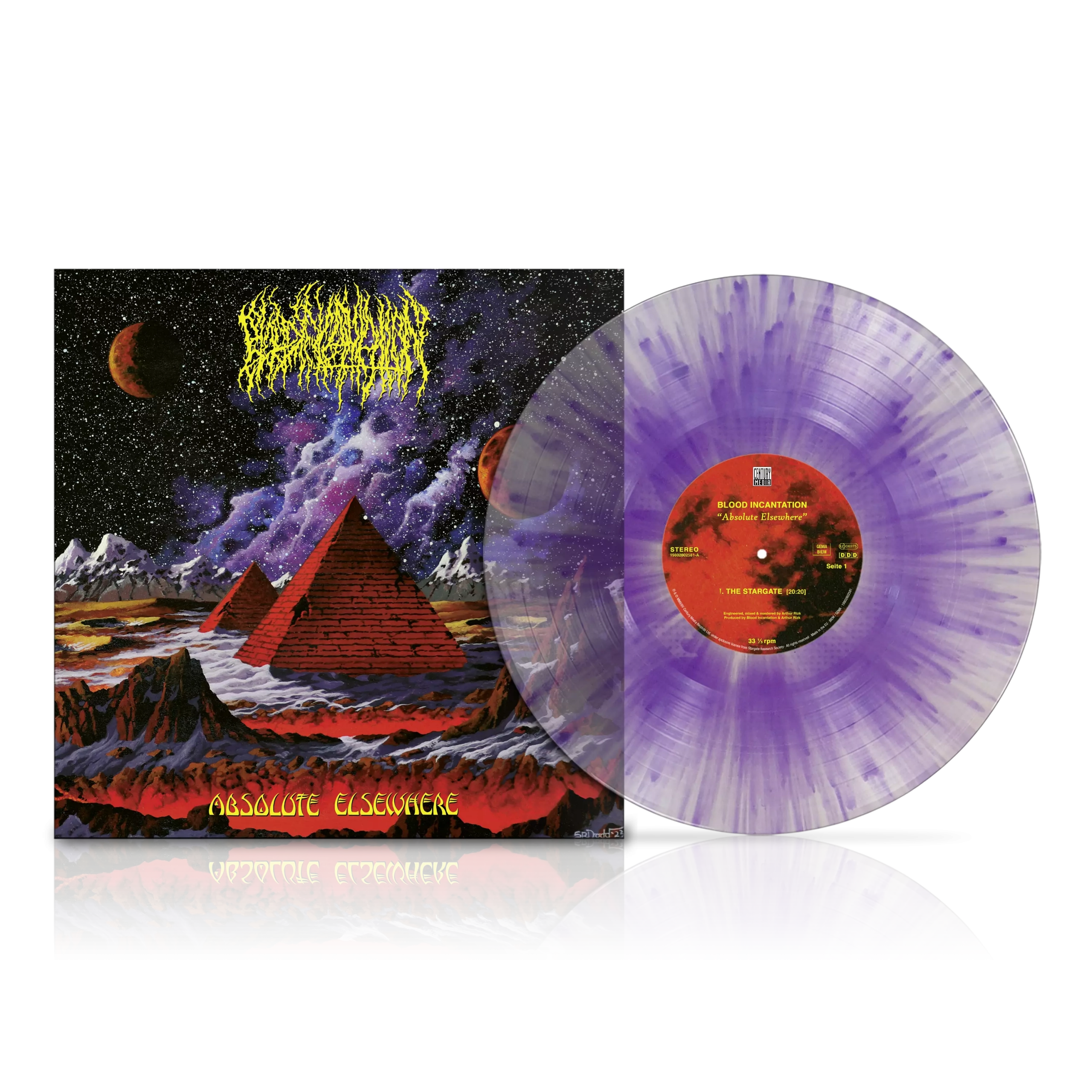 BLOOD INCANTATION - Absolute Elsewhere [CLEAR/LILAC SPLATTER LP]